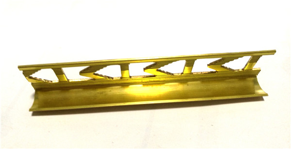 Solid Polished Brass Stair Nosing Step Edging Brass Antislip Stair Strip