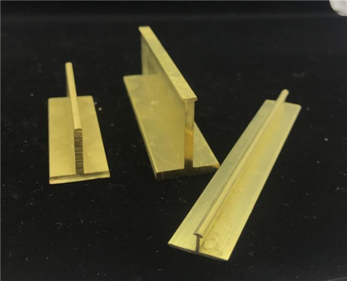 Small Size Brass T Bar Copper Tee Strip for Floor Decoration
