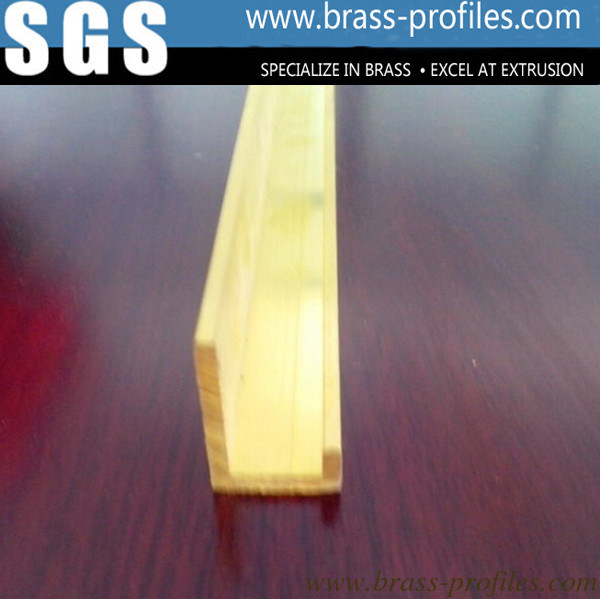 Durable And Rust Preventive Decorative Copper Material / Brass L Shape ...