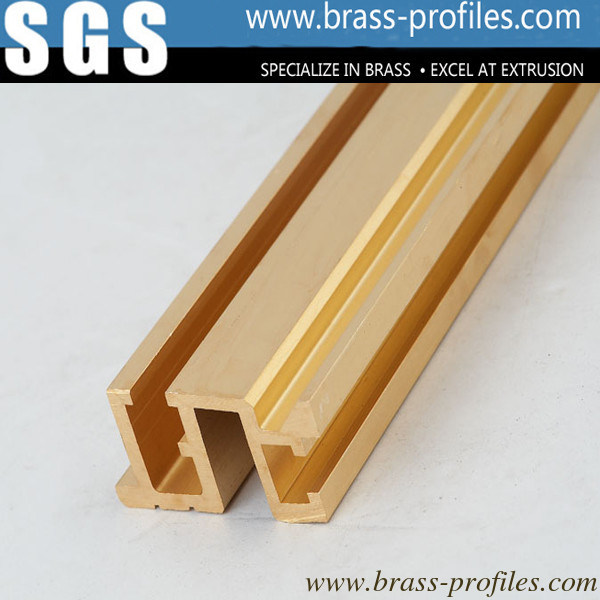 C38500 Extruding Copper Brass Profiles Mirror Polishing Brass Products