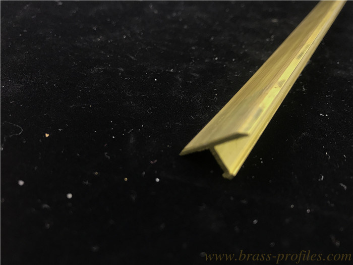 Small Size Brass T Bar Copper Tee Strip for Floor Decoration