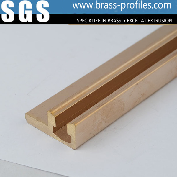 C38500 Metal Alloy Copper Brass Extrusions Sections for Electronic